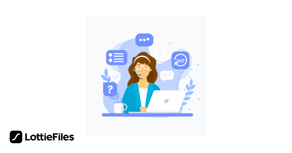 Free Tech helpdesk support Animation by Wendy UG | LottieFiles