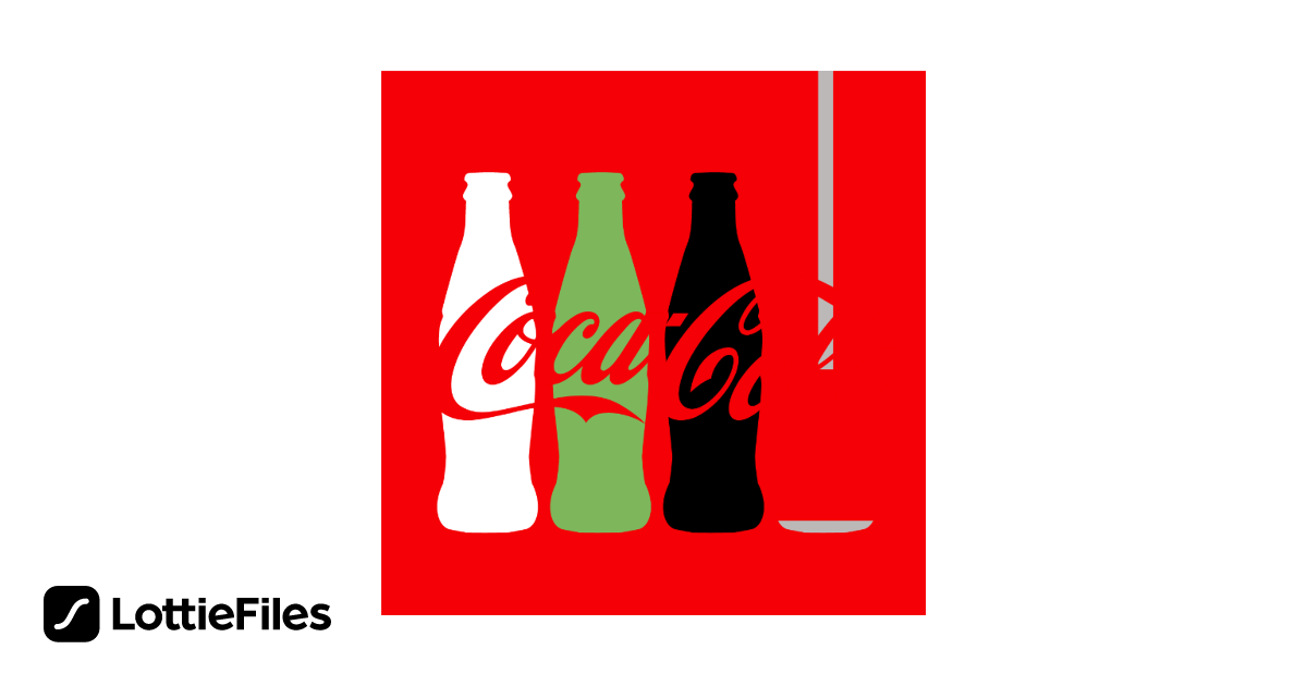 Free Coca-Cola Bottle Logo Reveal Animation by James | LottieFiles