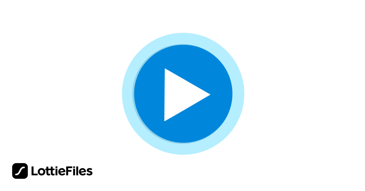 Free Blue Animated Play Button Animation by Sikder Mohammad Arif ...
