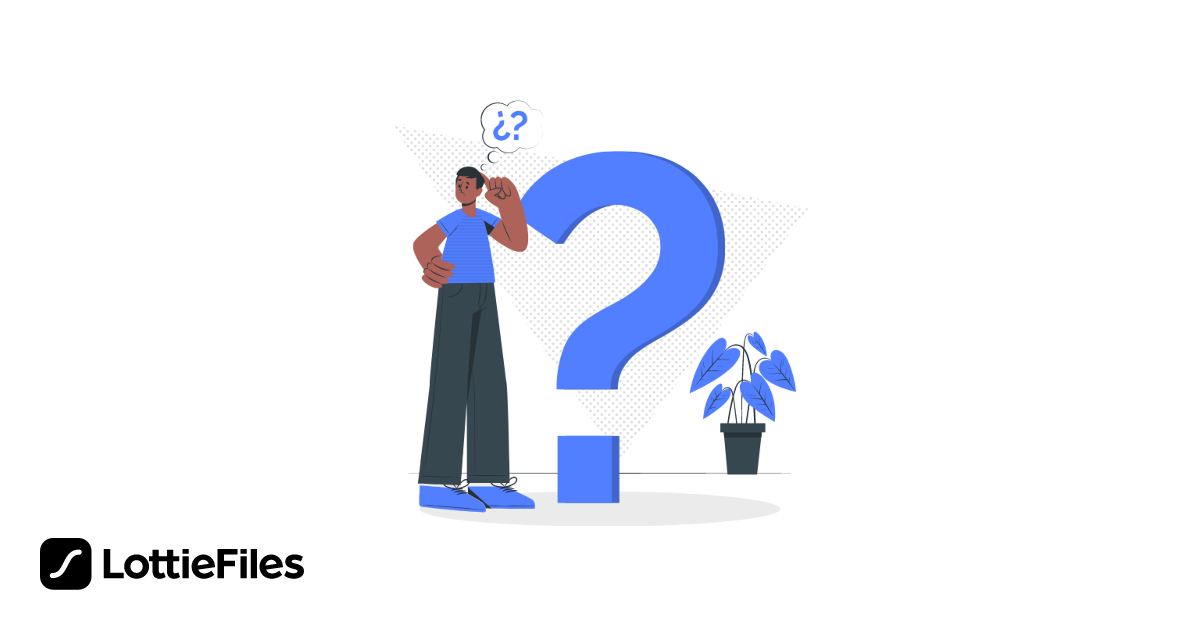 Free Man Thinking Animation by Mahendra | LottieFiles