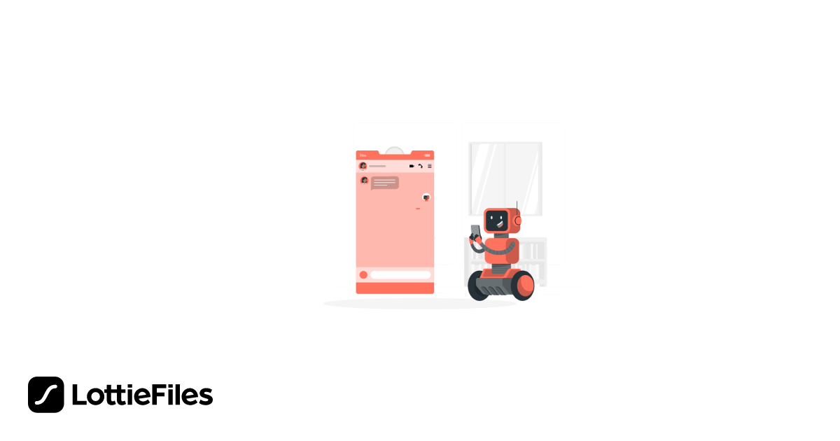 Free Robot Chatting Lottie Animation Animation by SM Rony | LottieFiles