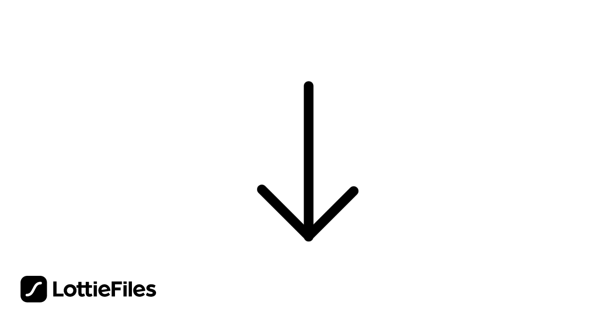 Free Arrow slide down Animation by Dmytro Andrushko | LottieFiles