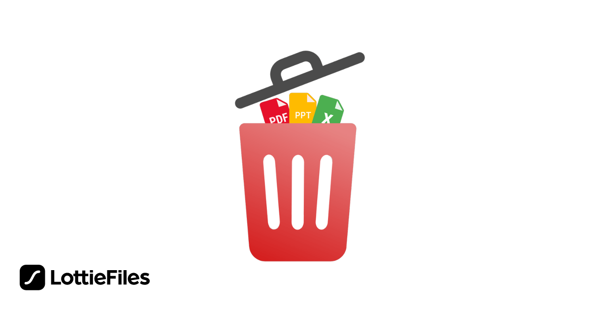 Free Trash Animation by Asad | LottieFiles