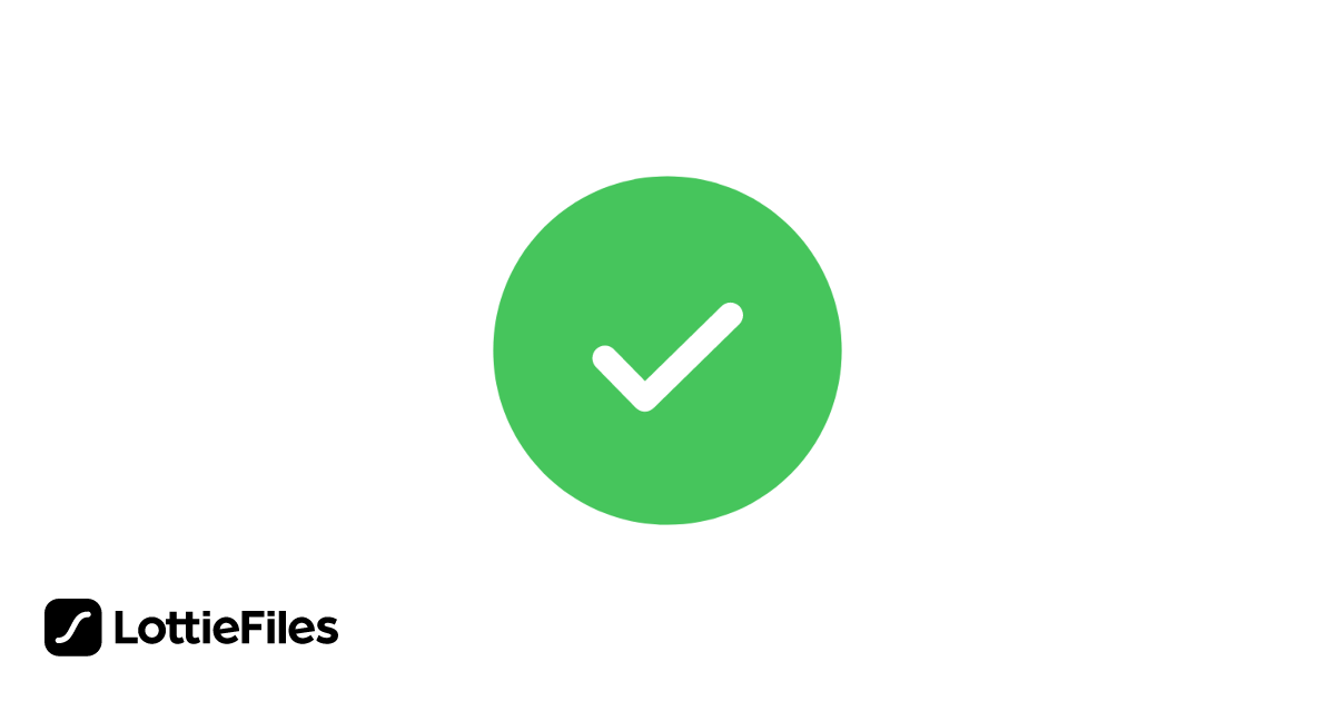 Free Success Tick Animation by Animo Arts | LottieFiles