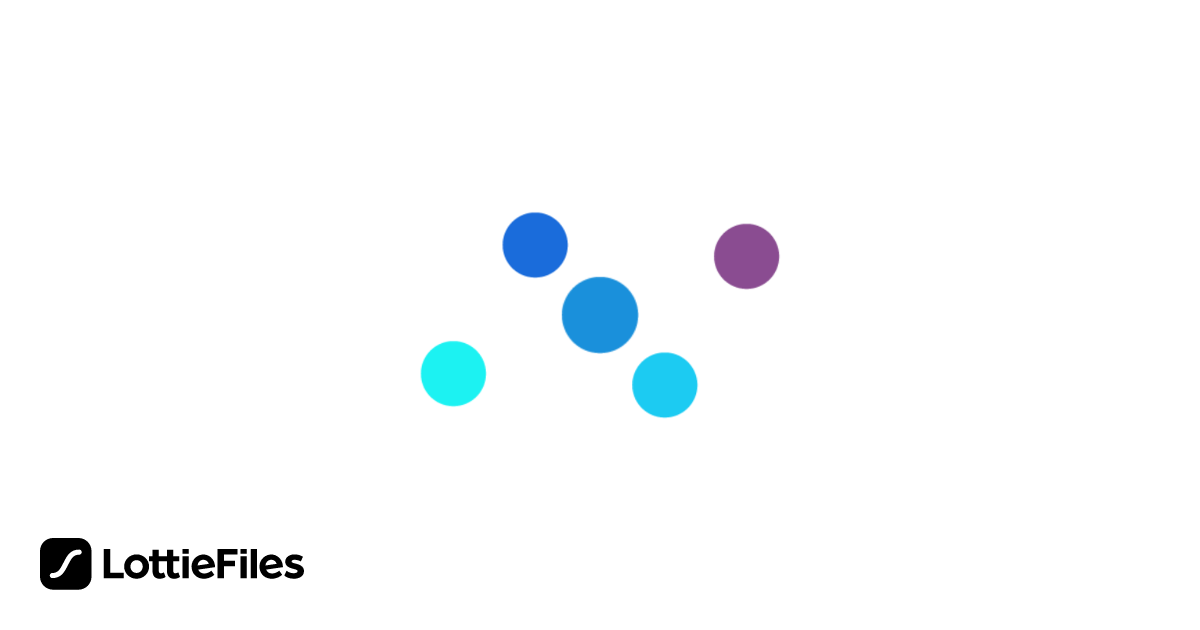 Free rotating circles loader Animation by Shannon Ferguson | LottieFiles