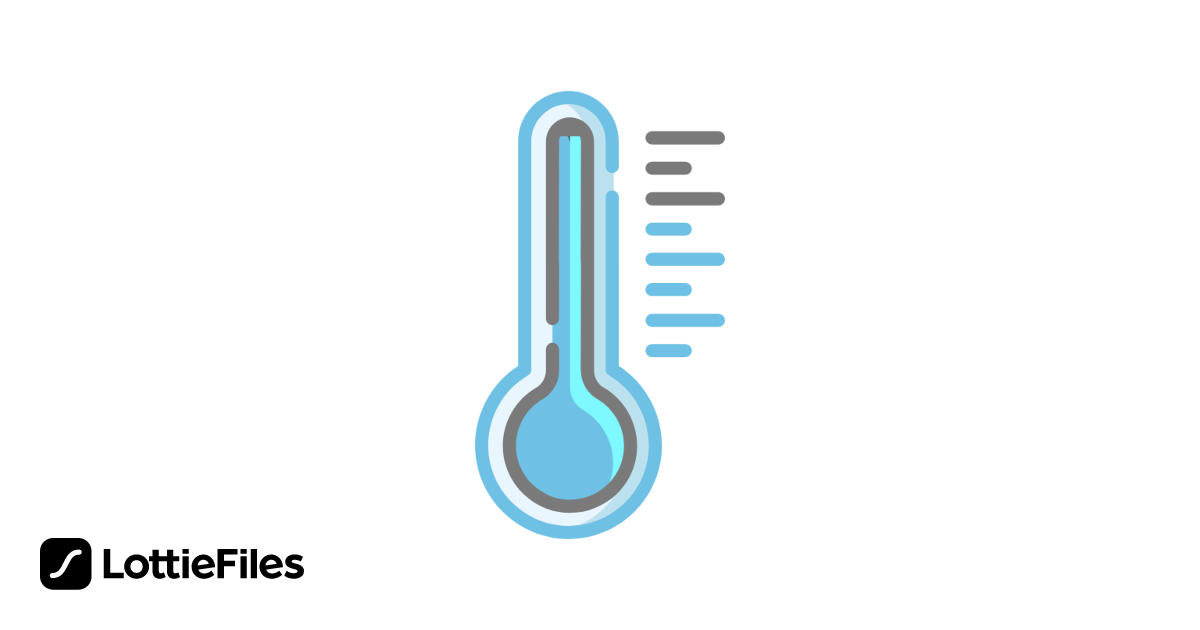 Free Thermometer temperature monitoring electric Blue Animation by ...
