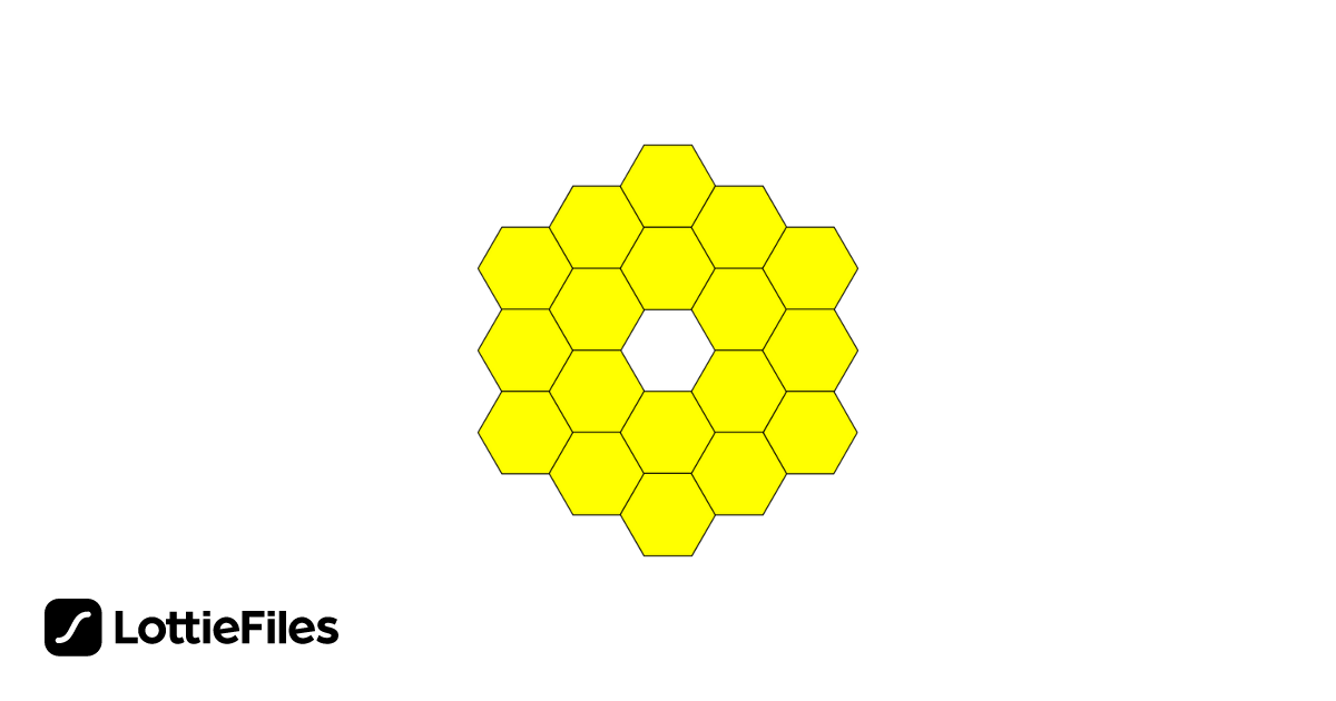 Free Hexagon Sticker Animation by MD | LottieFiles