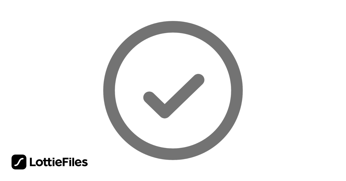 Free Tick Final Animation by Артём | LottieFiles
