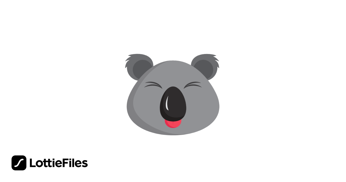 Free Koala laughing Animation by Muammar Faiq | LottieFiles