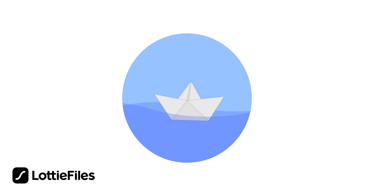 Free paper boat Animation by Jacques | LottieFiles