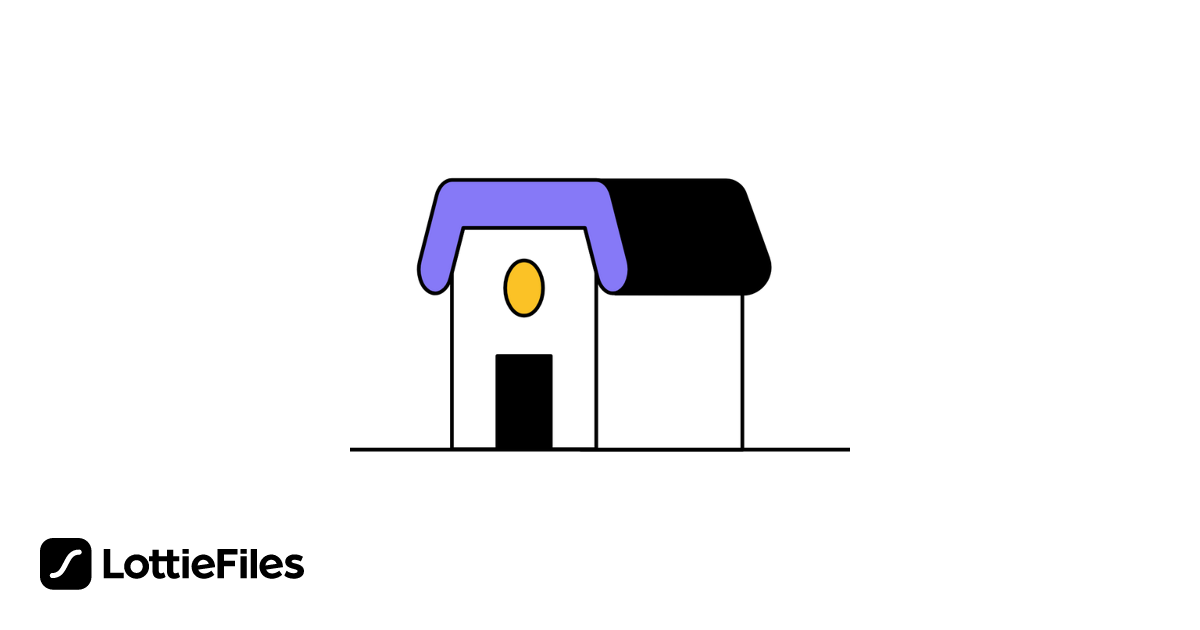 Free House Animation by Fab | LottieFiles