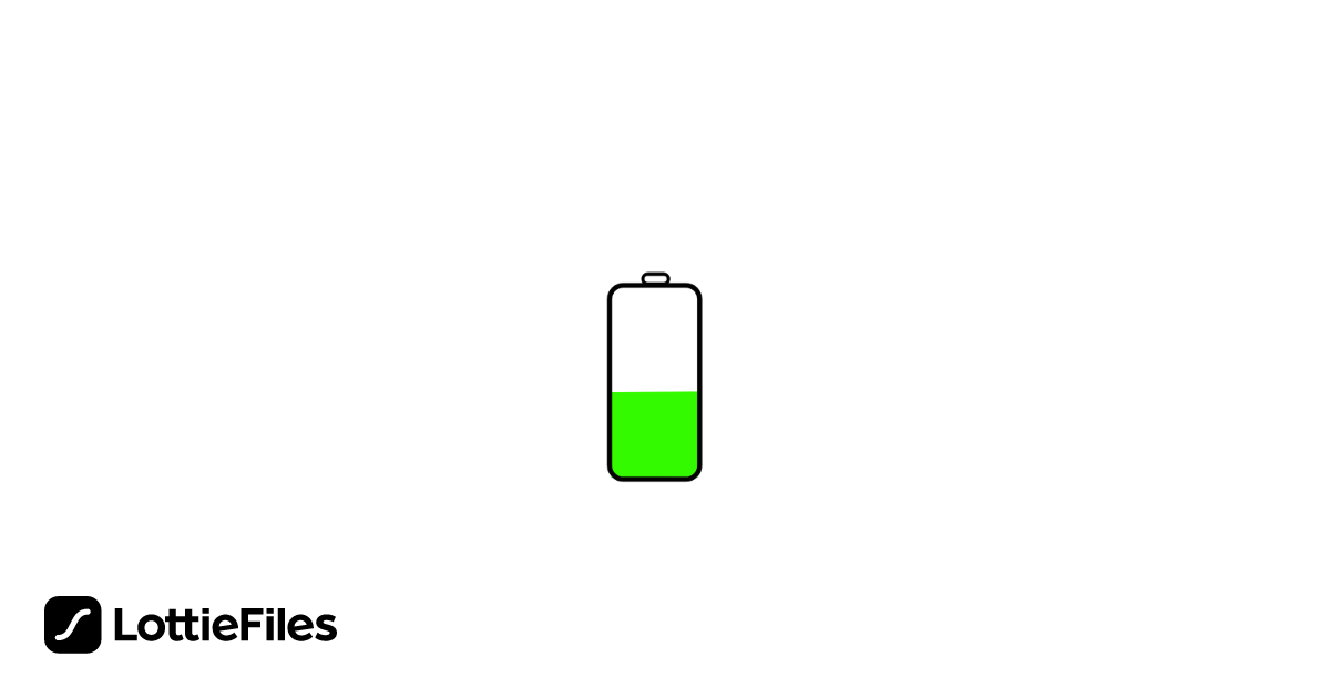 Free battery charging animation Animation by subramanya | LottieFiles