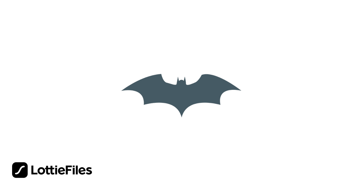 Free Logo Batman Animation by Moefti | LottieFiles
