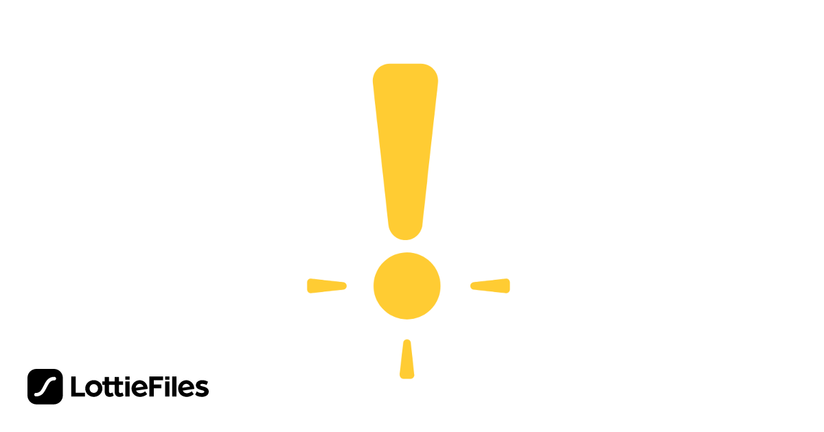 Free Exclamation Mark Drop Effect Animation by Jaffar | LottieFiles