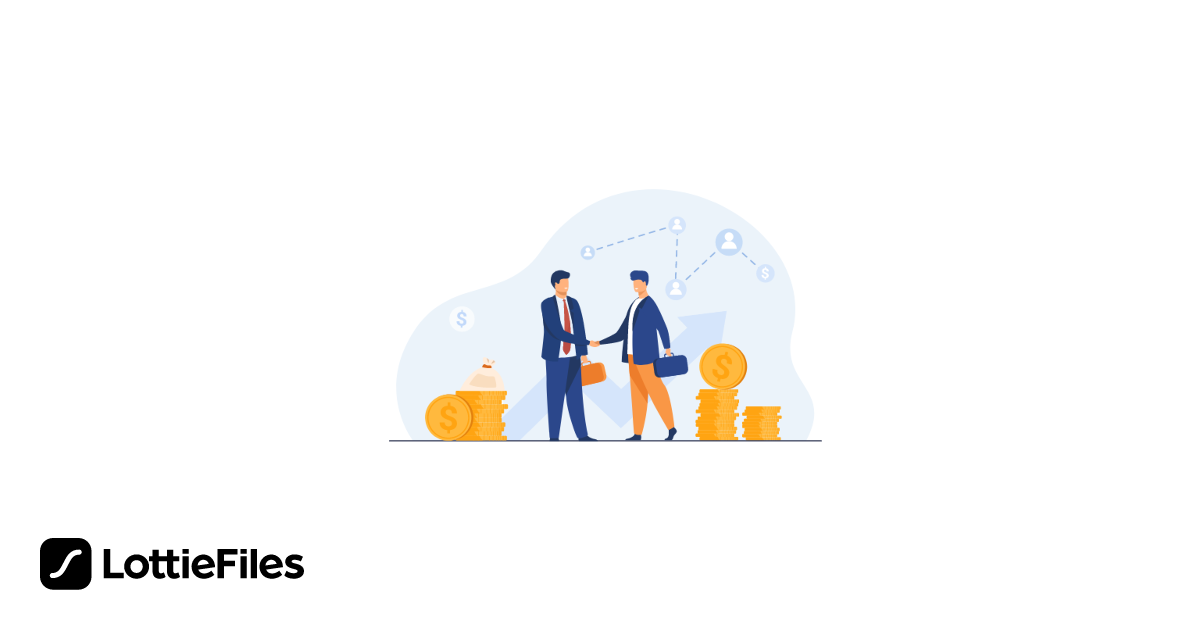 Free Two businessmen Animation by Alexander Rozhkov | LottieFiles