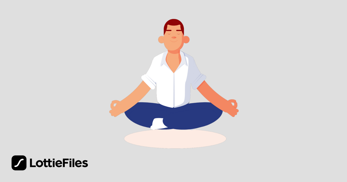 Free Meditation Animation by Priyanshu | LottieFiles
