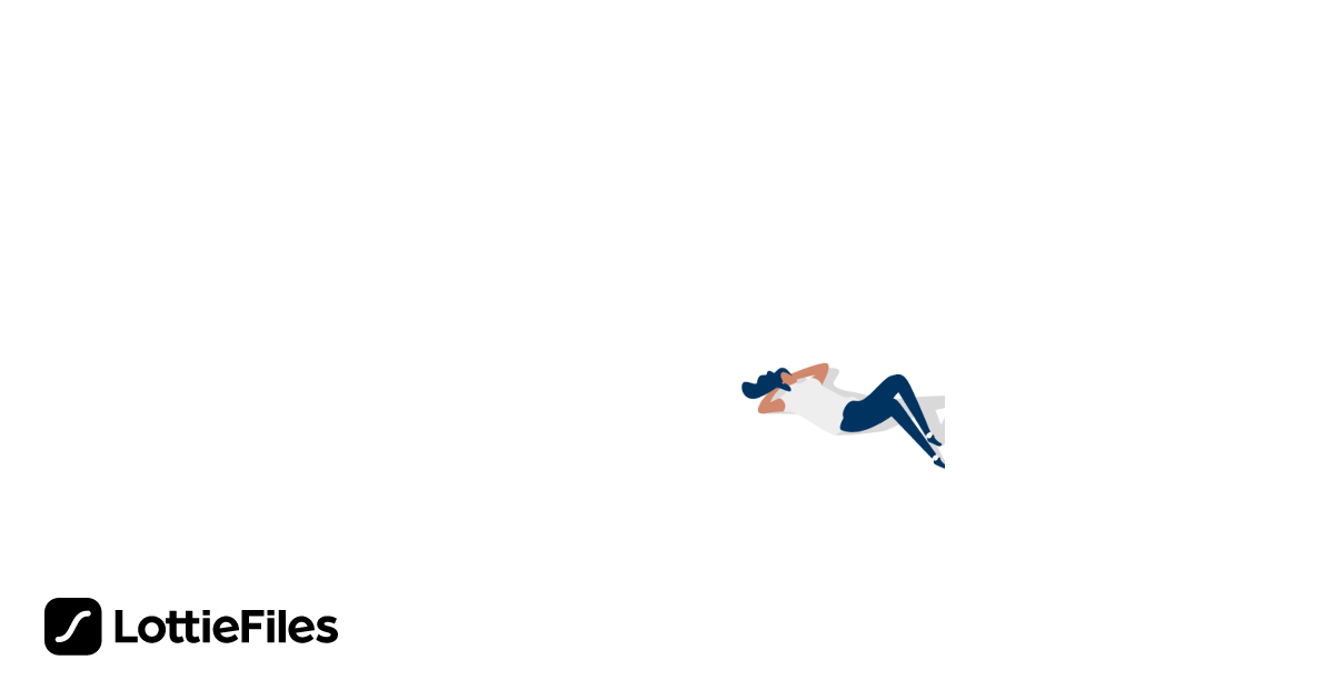 Free Women laying on ground Animation by Ryan | LottieFiles