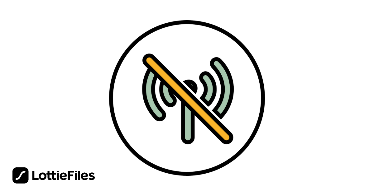 Free No Mobile Service Animation by Ònia | LottieFiles