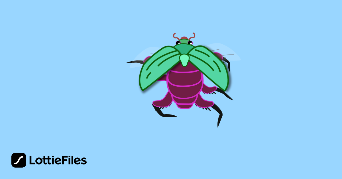 Free Beetle Animation by Anthony Tonev | LottieFiles
