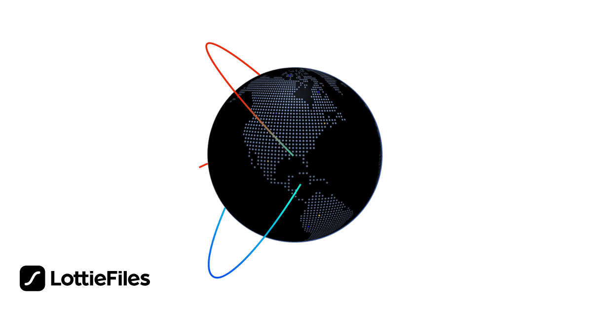 Free EARTH Atom Loading Animation by | LottieFiles