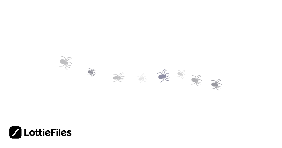 Free Spiders Animation by Владислав Григоренко | LottieFiles