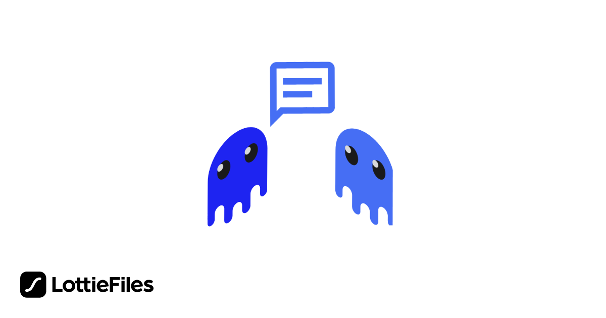 Free GhostChat Animation by | LottieFiles