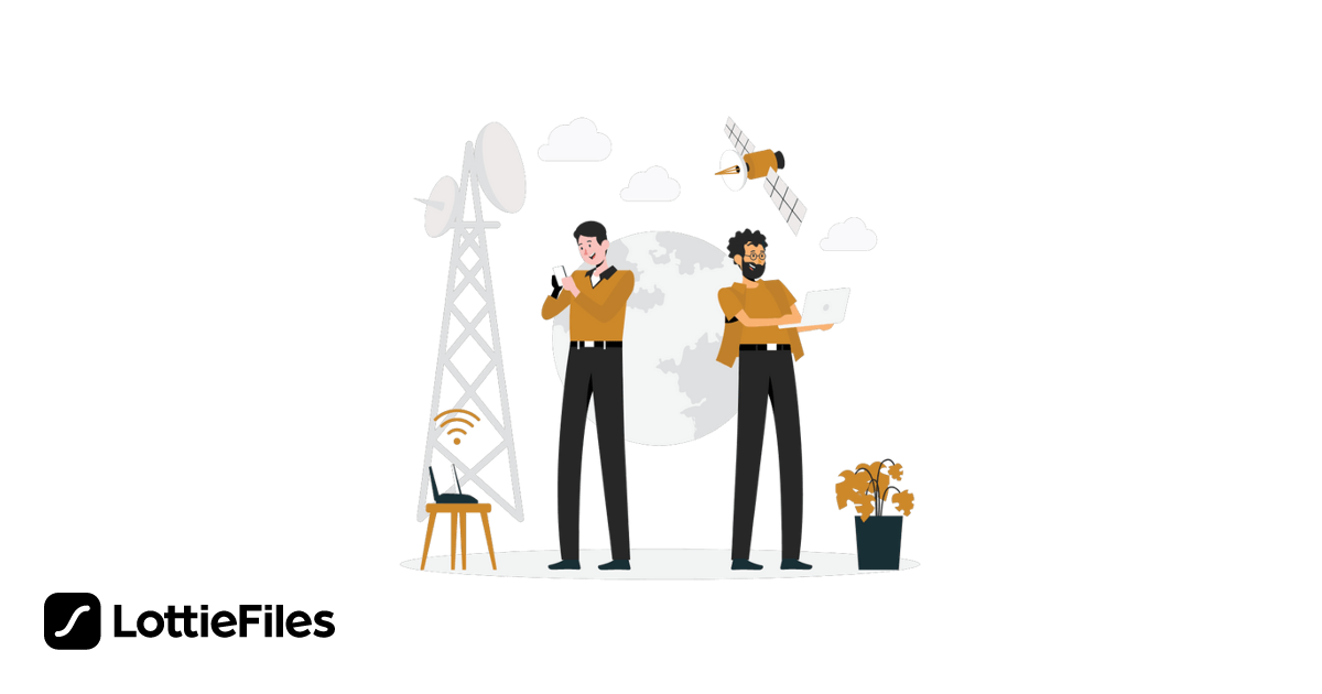 Free Telecommunications Engineering Animation by Sagar | LottieFiles