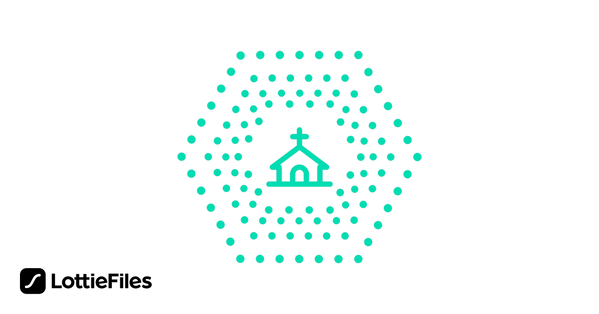 Free Church icon Lottie JSON animation Animation by Weblodge | LottieFiles