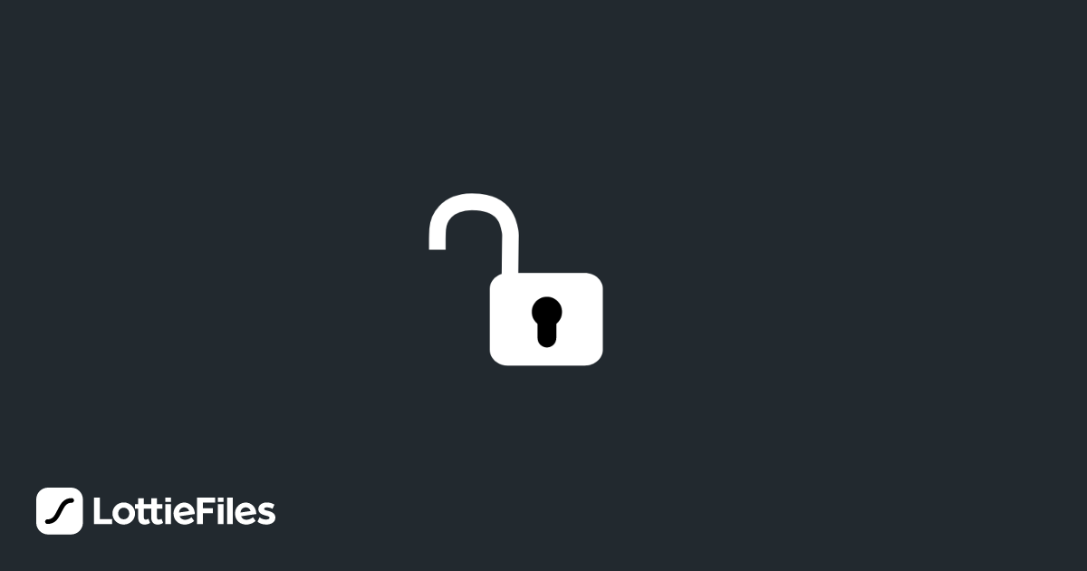 Free lock Animation by Saydullo | LottieFiles