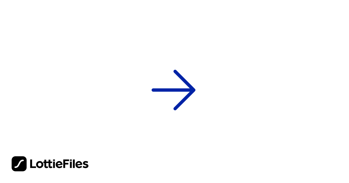 Free Arrow Pointing To Right Animation by Anil Shebe | LottieFiles