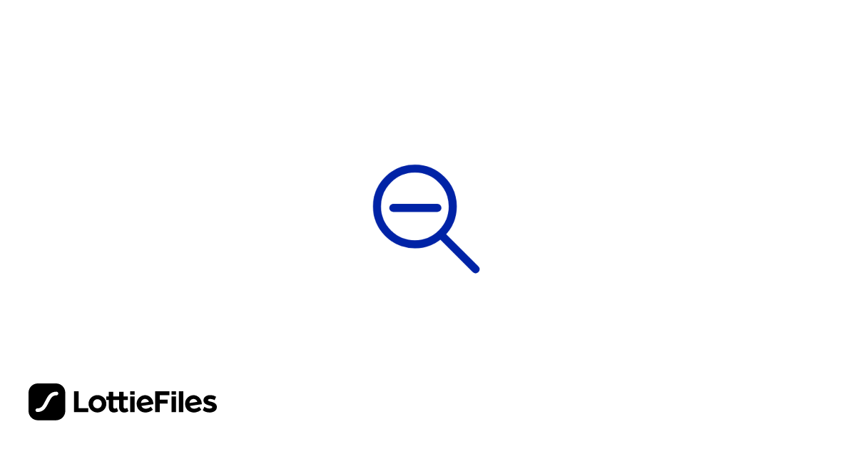 Free Zoom out | Magnifying Glass Animation by Anil Shebe | LottieFiles