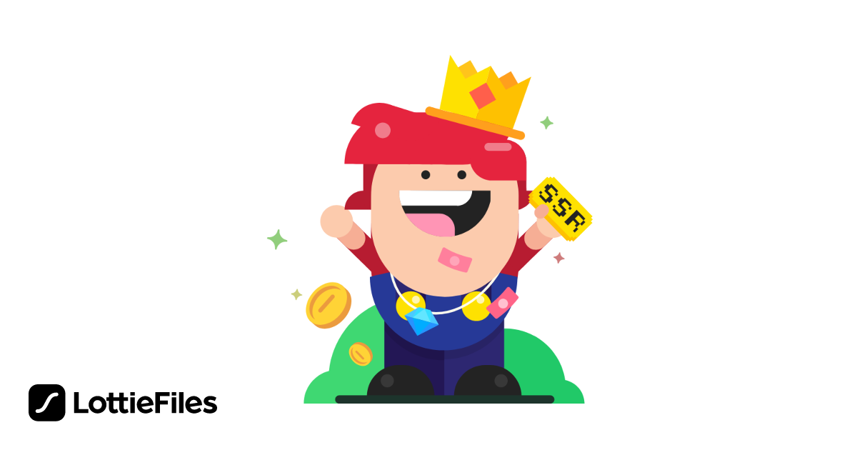 Free A Lucky King Animation by Allen | LottieFiles