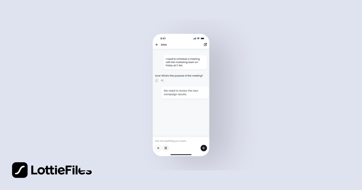 Free AI Assistant Animation by Dmytro | LottieFiles