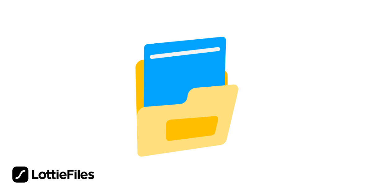 Free Document folder Animation by Sanjib | LottieFiles