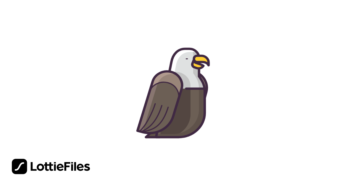 Free Bald Eagle Animation by Muhammad Bilal | LottieFiles