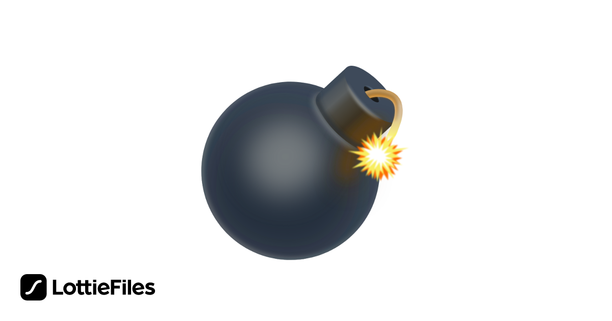 Free Bomb Emoji Animation by Duxtree | LottieFiles