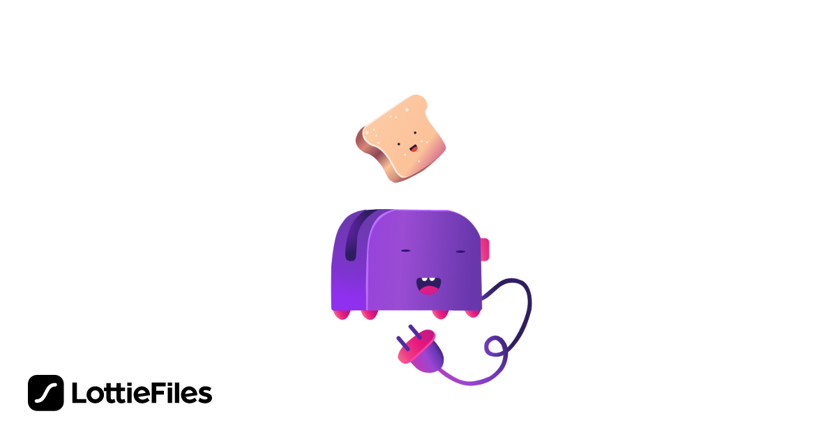 Free Bread Toaster Animation by Hiren | LottieFiles