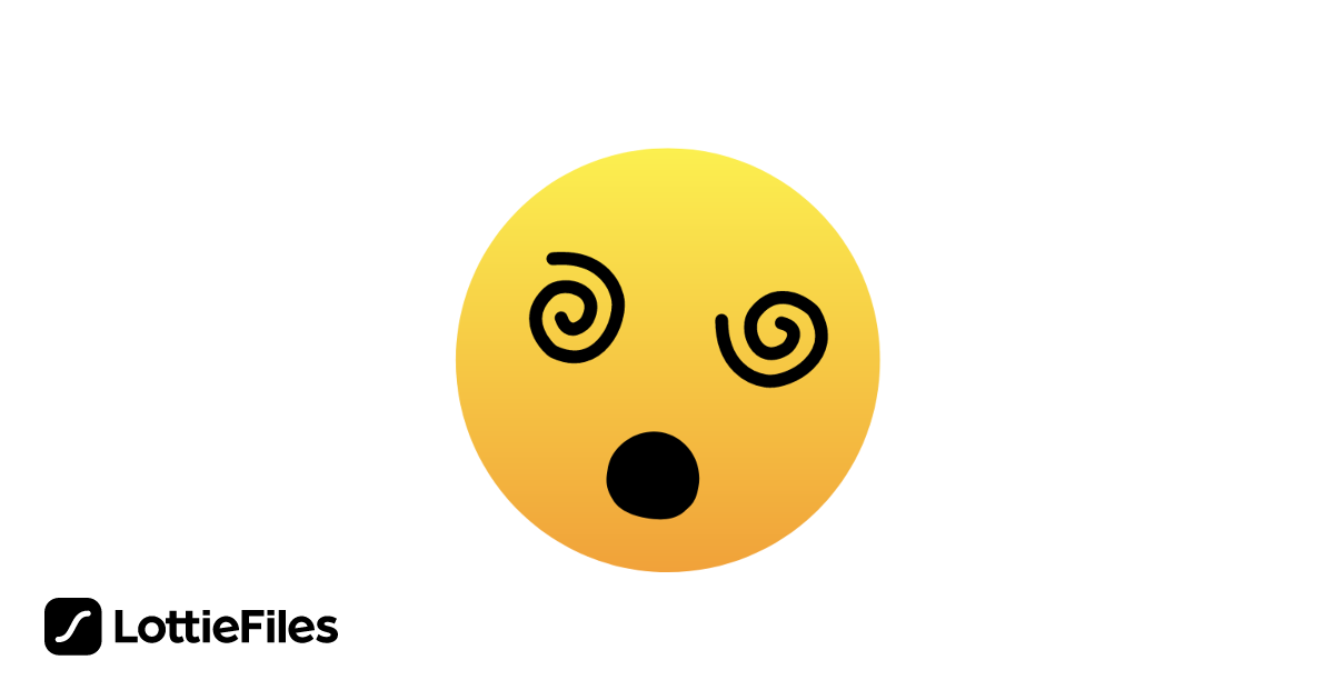 Free Dizzy Face Emoji Animation by Jitu | LottieFiles