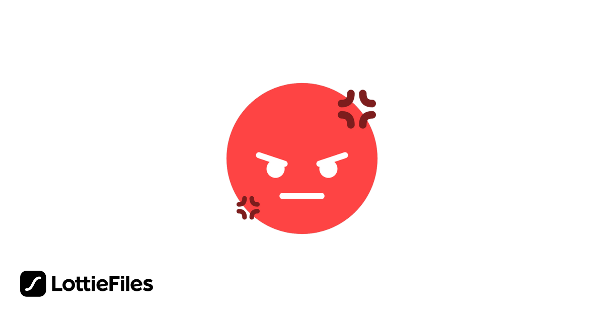 Free Emogi_angry Animation by 윤호 | LottieFiles