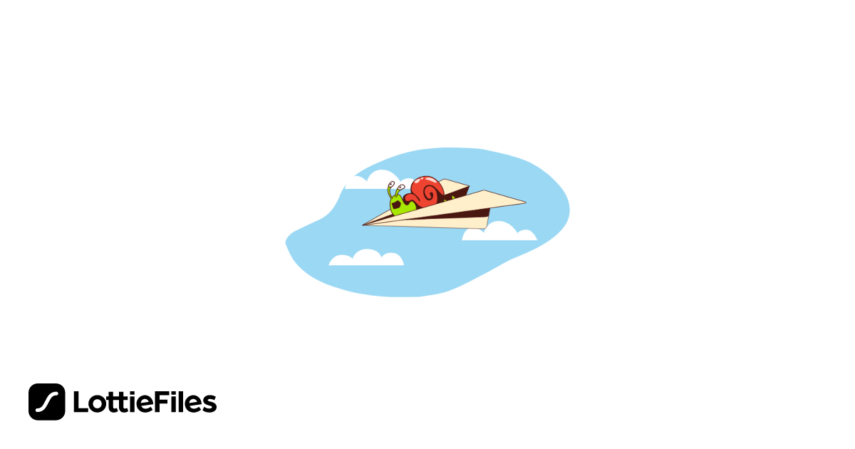 Free ESCARGOT QUI VOLE Animation by Arthur | LottieFiles