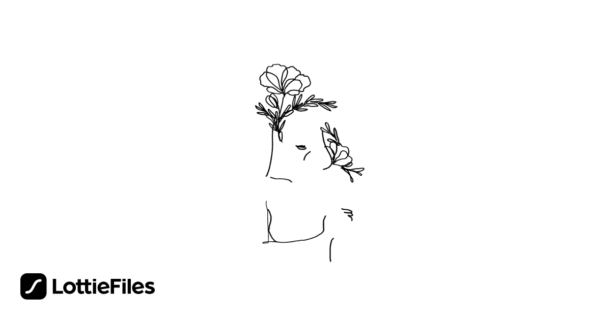 Free Abstract Art - Woman Animation by Usama | LottieFiles