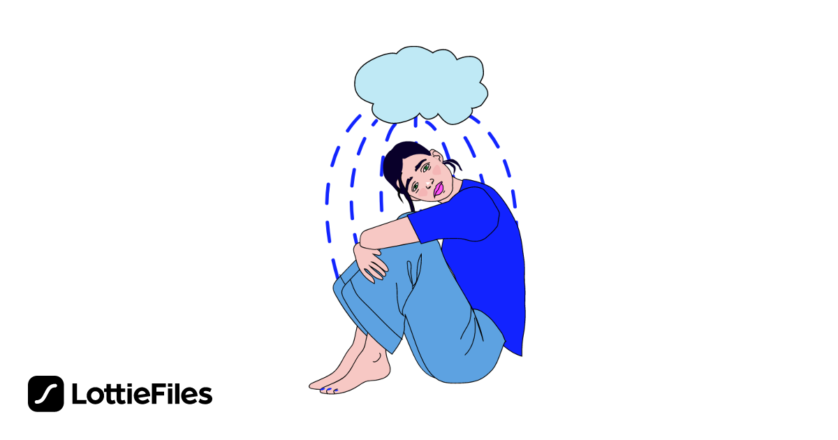 Free Sadness Animation by Anatoliy Kolom | LottieFiles
