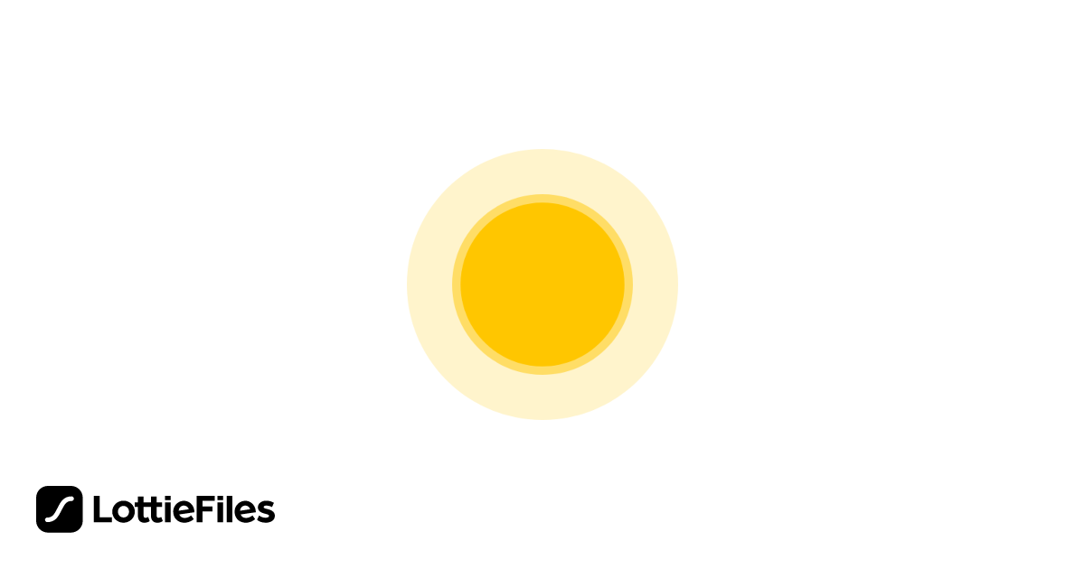 Free sun icon Animation by Gaetan Gonzalez | LottieFiles