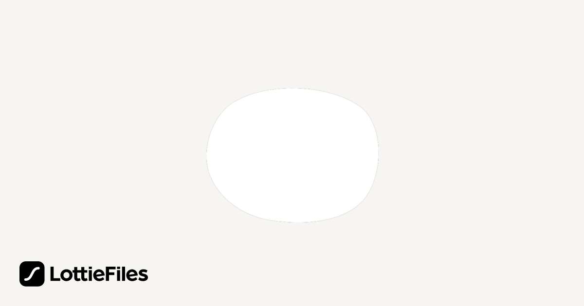 Free white blob Animation by Marta | LottieFiles