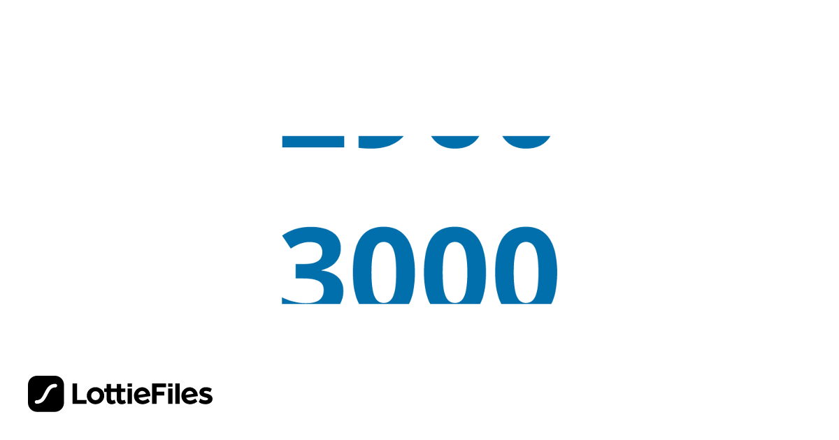 Free counter Animation by Алексей | LottieFiles