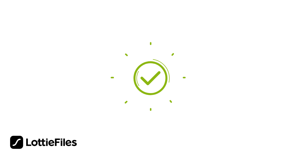 Free Check Mark Animation by Josue Santiago | LottieFiles