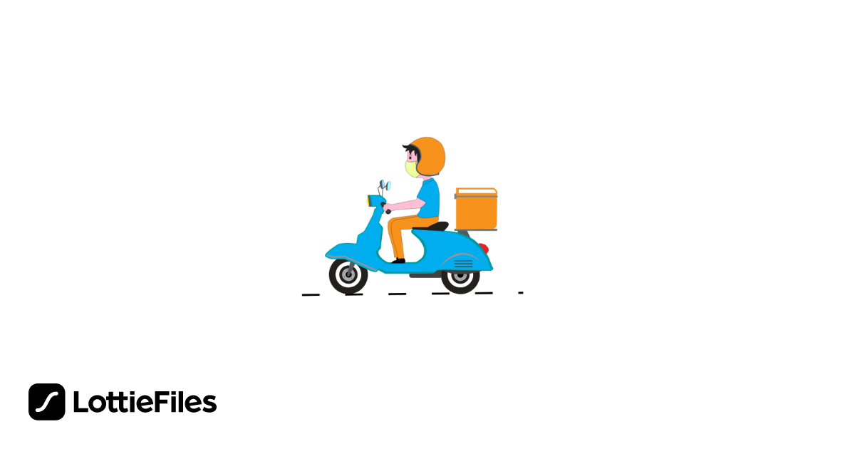 Free Delivery boy Animation by pooja whaval | LottieFiles