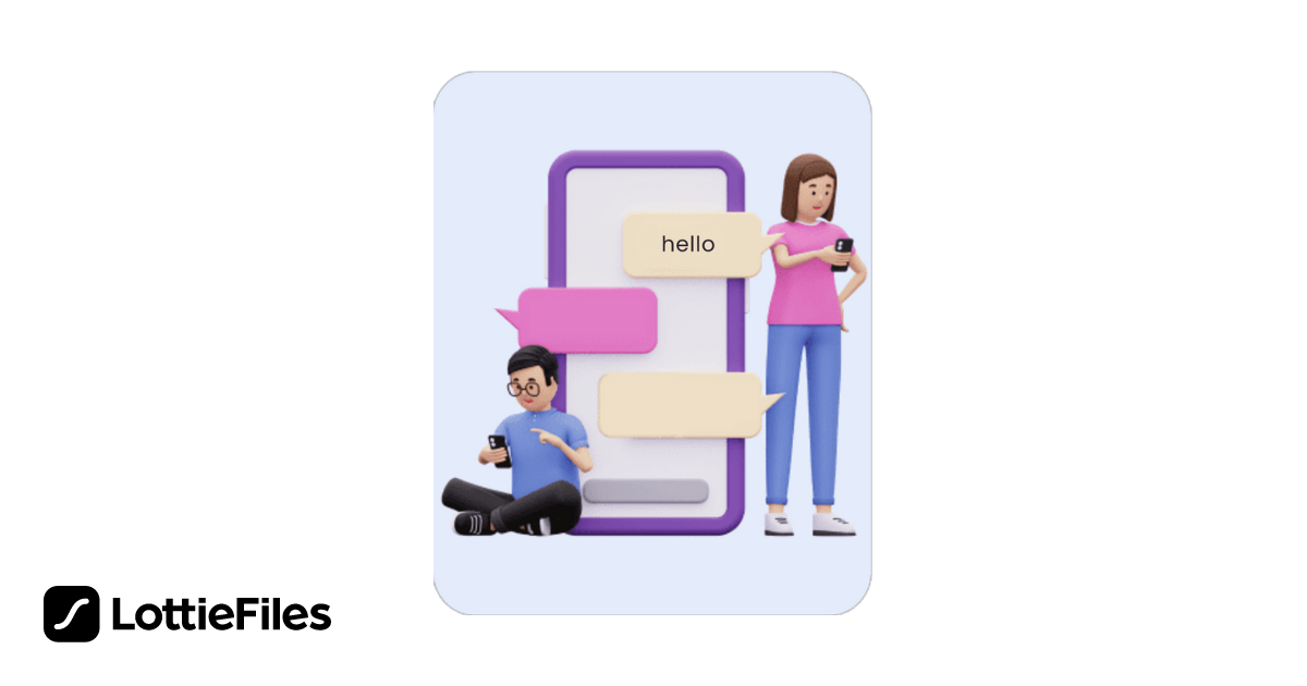 Free Chat Animation Animation by Mudassir | LottieFiles
