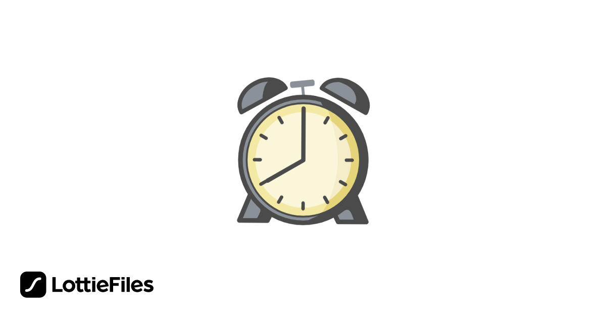 Free Ringing Alarm Clock Animation by Brooke Wimberley (Kerobo ...