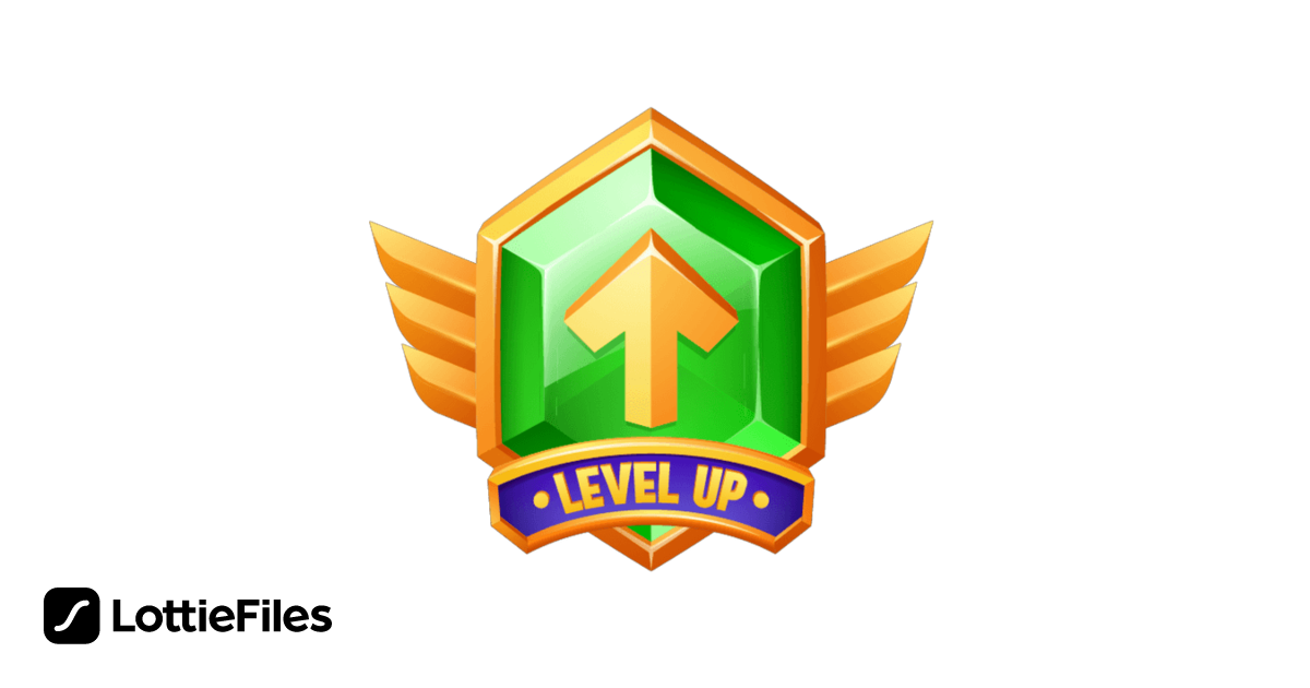 Free Level Up Badges Animation by Abdul Latif | LottieFiles